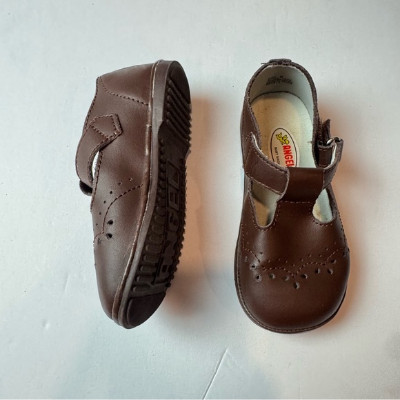 Angel | Shoes | Angel Brown Leather Tstrap Shoes | Poshmark